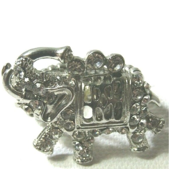 Source Unknown | Jewelry | Vintage Stretch Ring Women Jewelry Elephant ...
